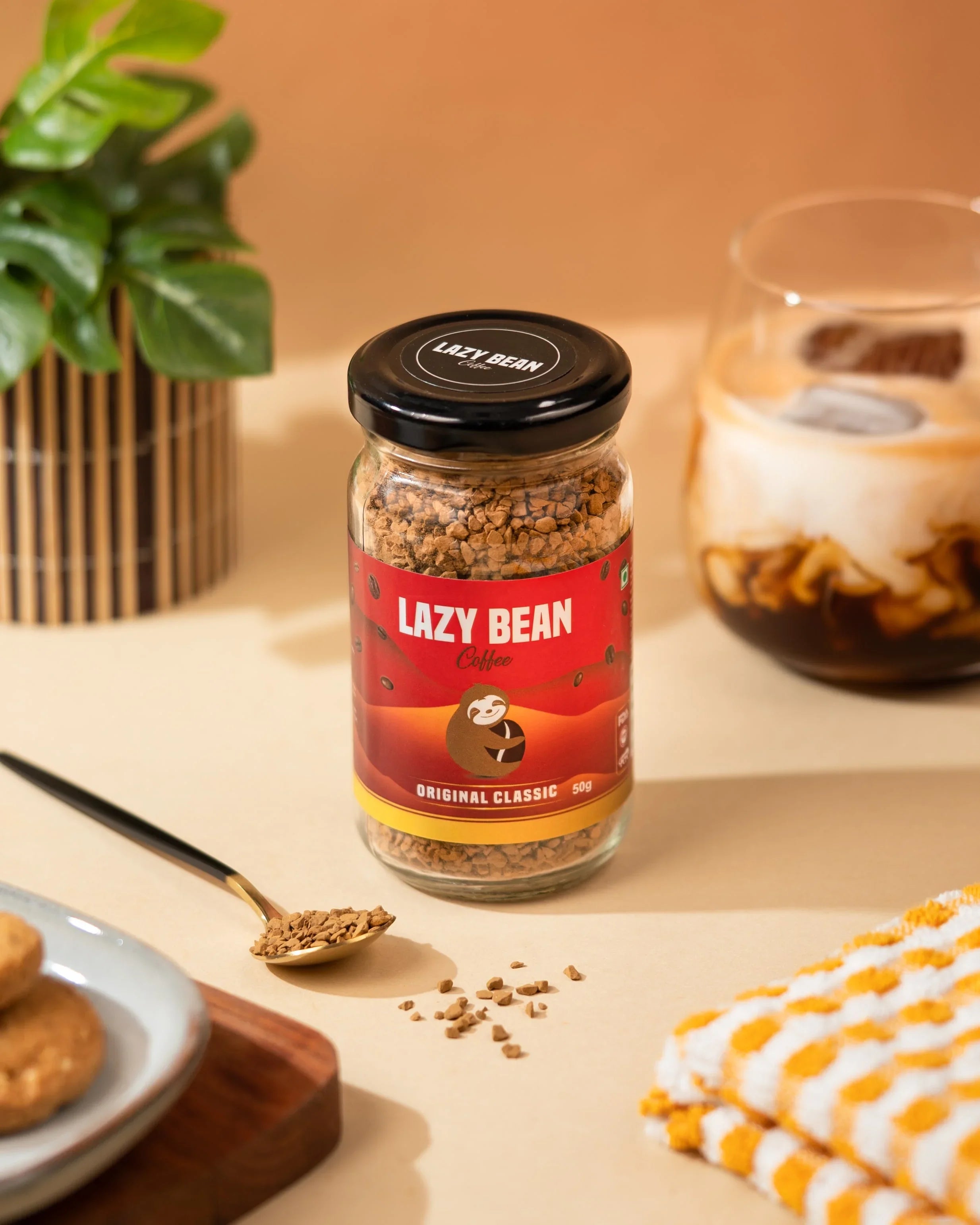 Lazy Bean Original Classic Premium Instant Coffee (50g ...
