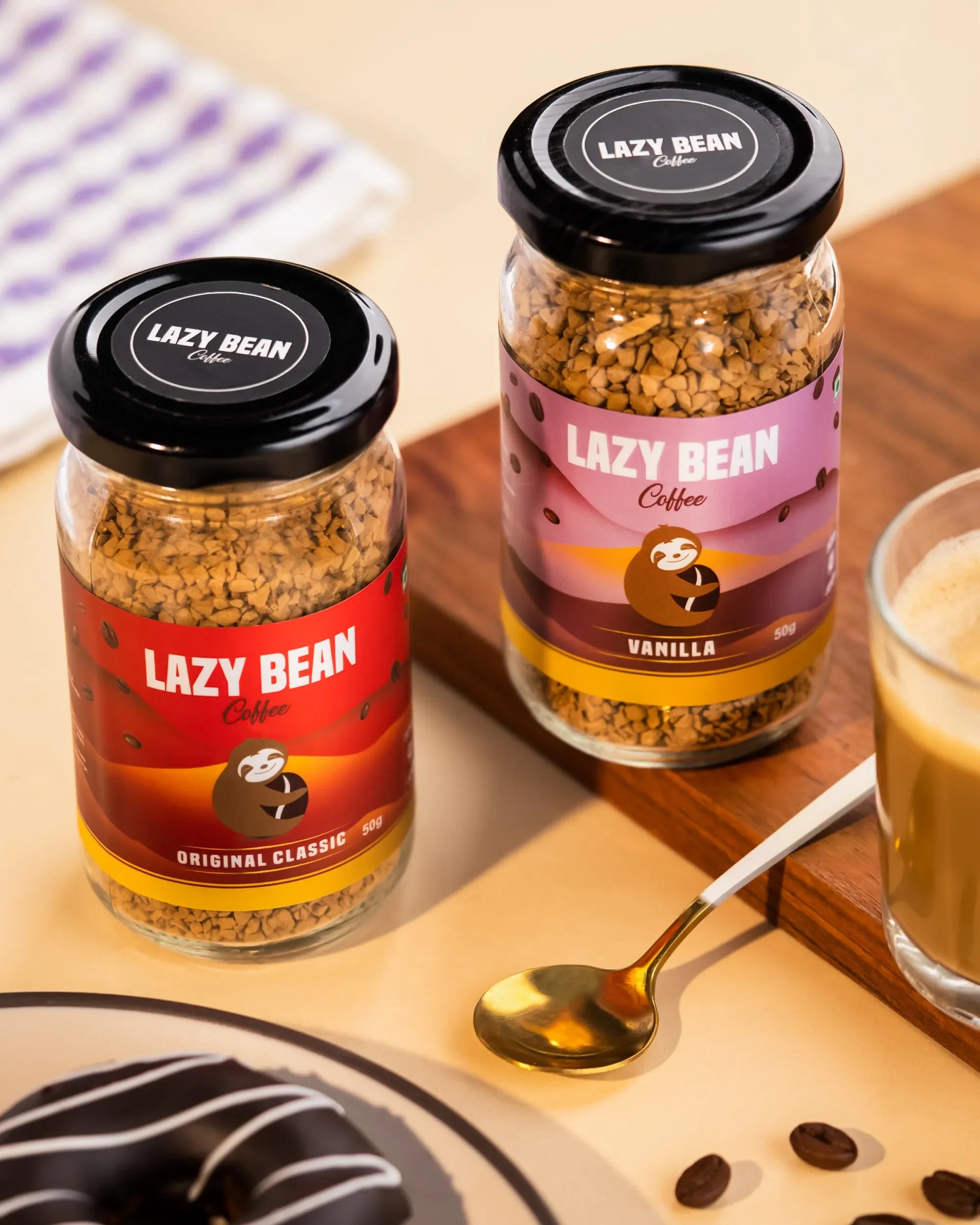 Lazy Bean Coffee - Pack Of 2 (Create Your Own Pack) with Free Stickers ...